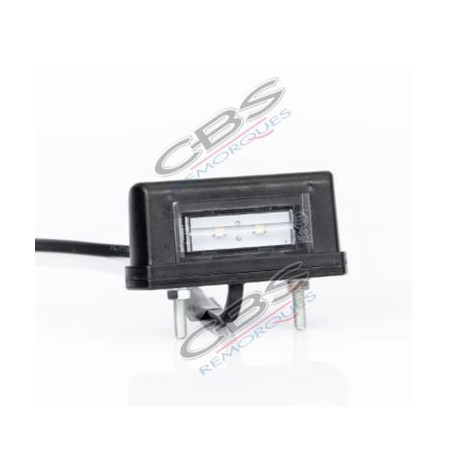 Eclaireur de plaque longue par côté à LED petit connecteur