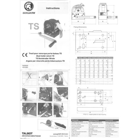 Treuil Goliath TS900
